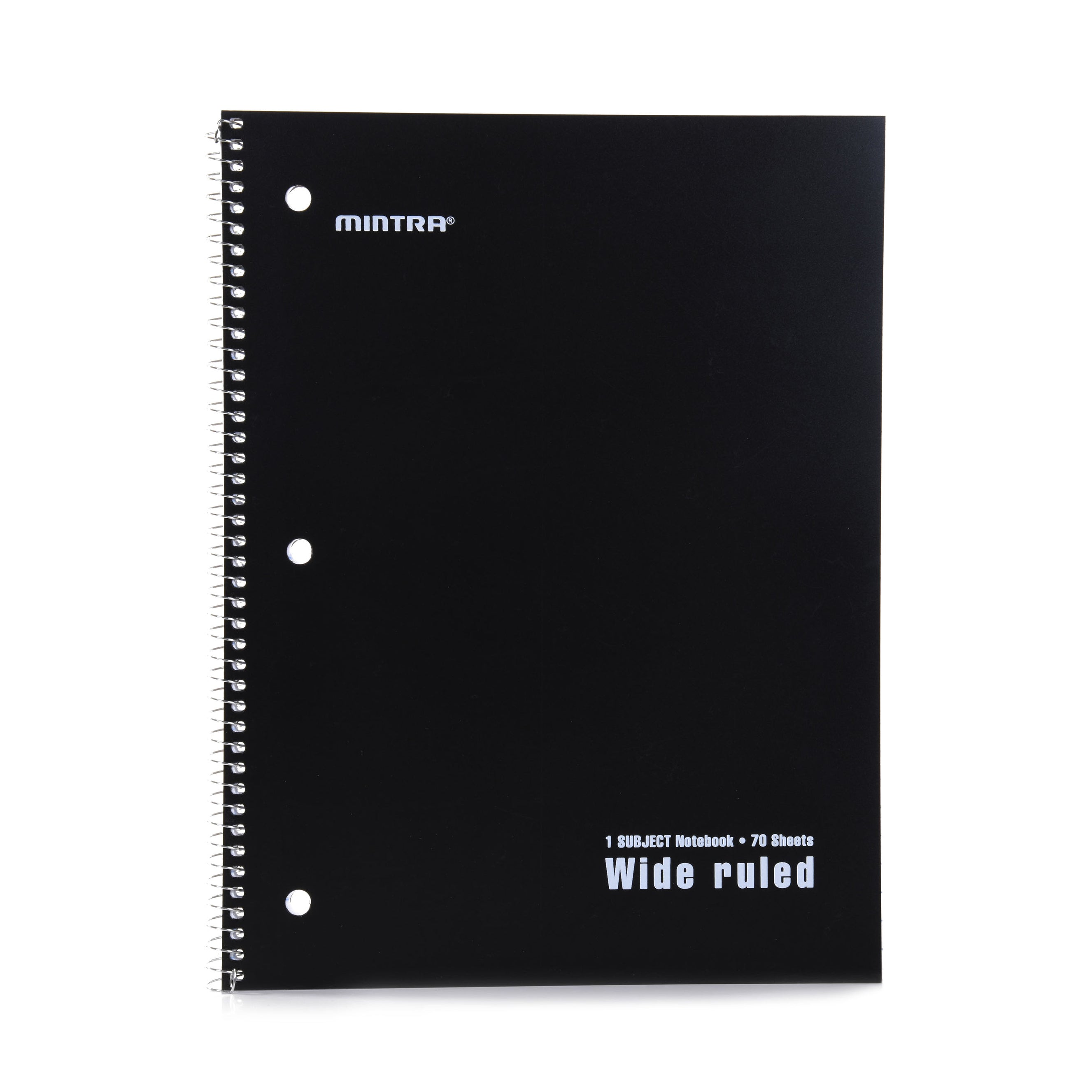 Spiral Note Book - Poly 70 Count 6 Pack — Mintra USA