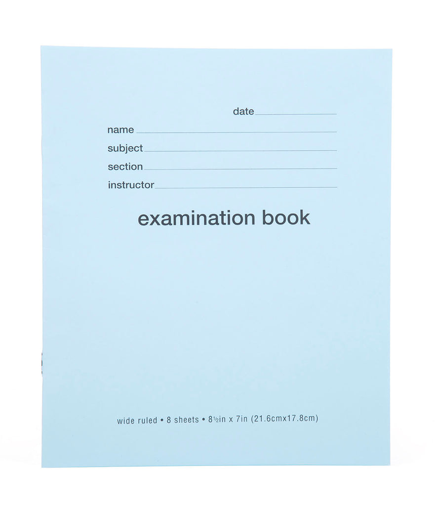 Blue Exam Books - Wide Ruled — Mintra USA